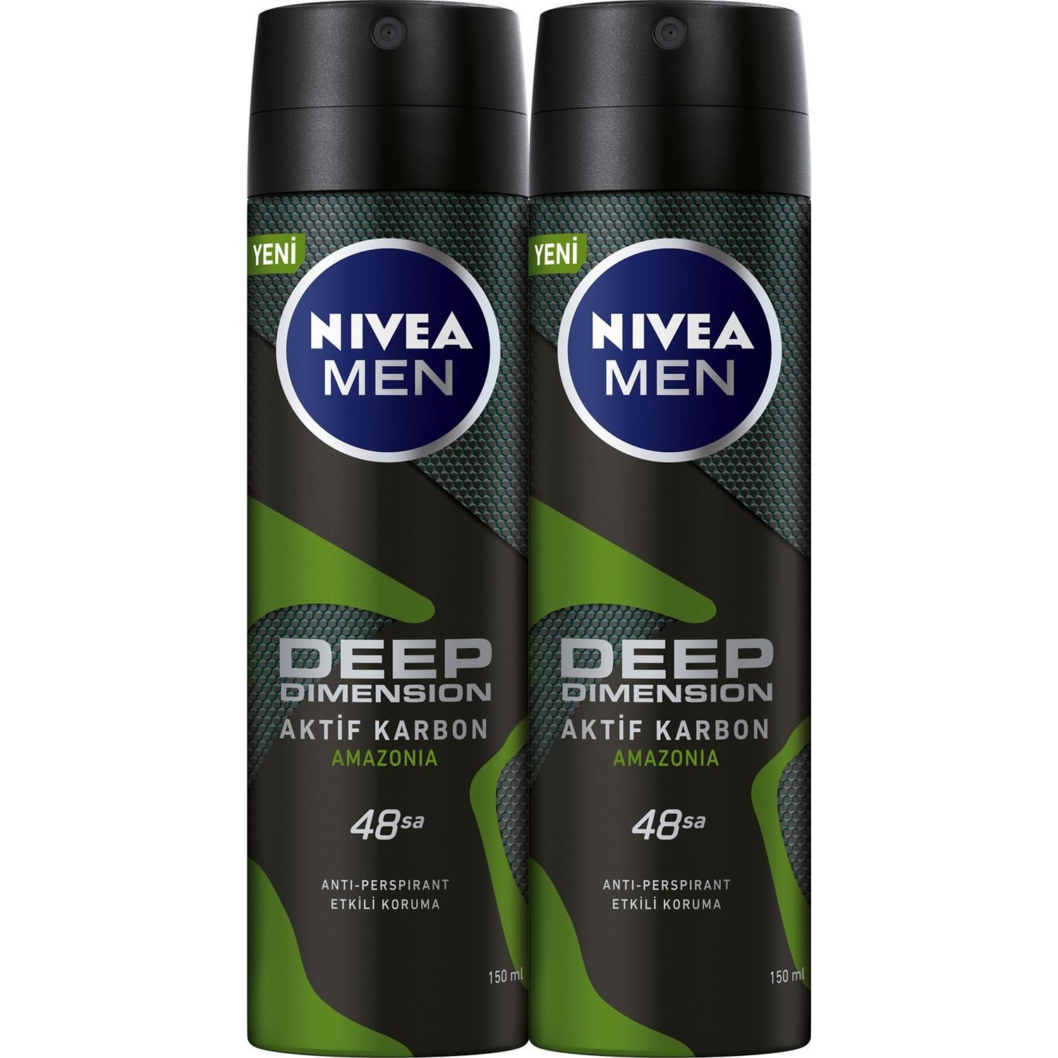 Nivea Deep Dimension Amazonia Sprey x 2 Adet Fiyatı
