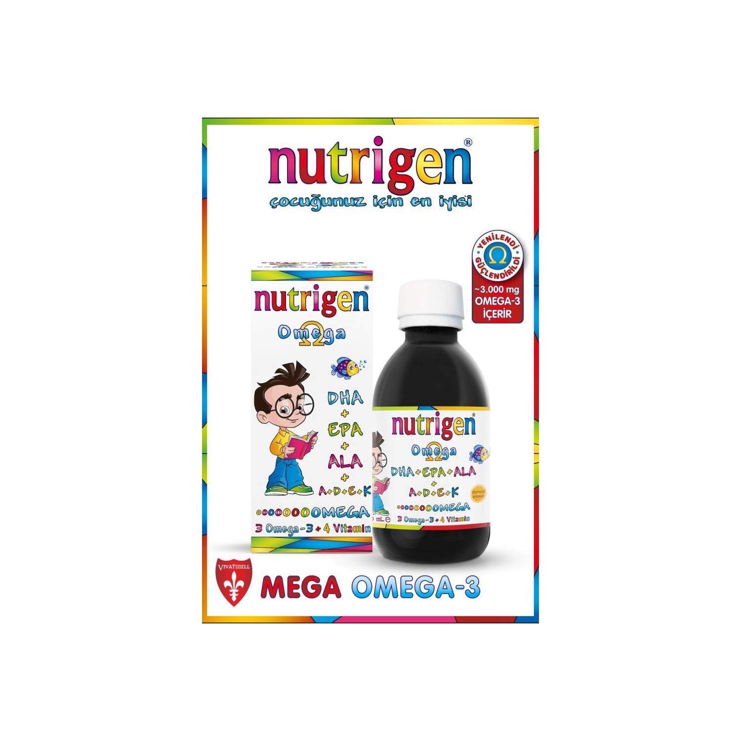 Nutrigen Omega Şurup 200 ml Fiyatı - Taksit Seçenekleri