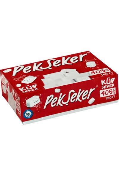 Pekşeker Küp Şeker 1 kg 405 Adet