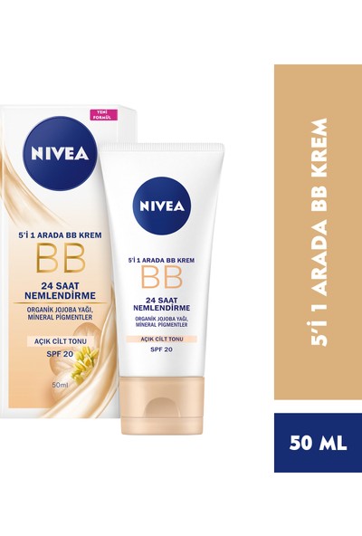 Nivea Nemlendirici Bb Krem Açık Ton 50Ml Nivea Nemlendirici Bb Krem Açık Ton 50Ml