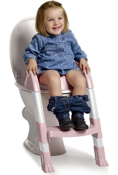 Thermobaby Kiddyloo Merdivenli Tuvalet Adaptörü Pembe