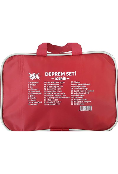 S.o.s Deprem Çantası