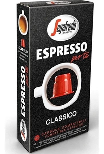 Segafredo Per Te Classıco Nespresso Uyumlu Kahve Kapsülleri 30 Adet Segafredo Per Te Classıco Nespresso Uyumlu Kahve Kapsülleri 30 Adet
