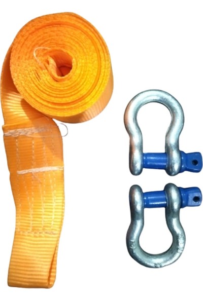 Unikum Bez Çekme Halatı Lüx 4 m Çantalı Çelik Uçlu 3 Ton Çeki Halatı