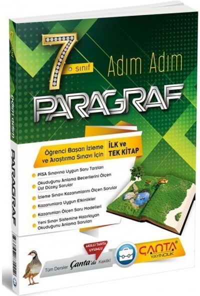 Çanta Yayınları 7. Sınıf Paragraf Adım Adım Soru Bankası