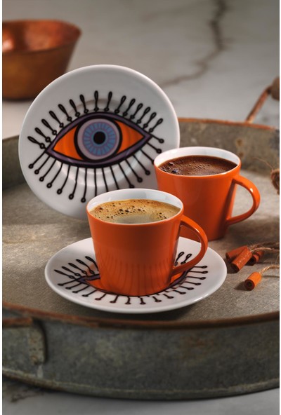 Kütahya Porselen Toledo Kahve Takımı