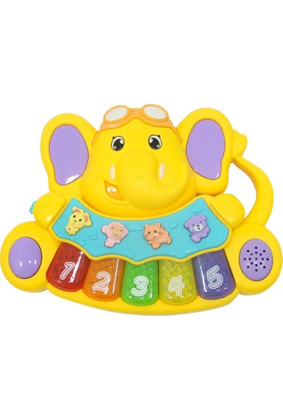 Birlik Oyuncak Fil Masalcı Piyano Sarı Birlik 855-31A Birlik Oyuncak Fil Masalcı Piyano Sarı Birlik 855-31A