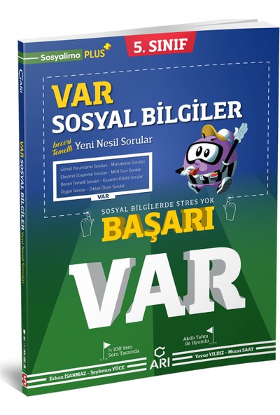 Arı Yayıncılık 5 Sınıf Var Sosyal Bilgiler Soru Bankası