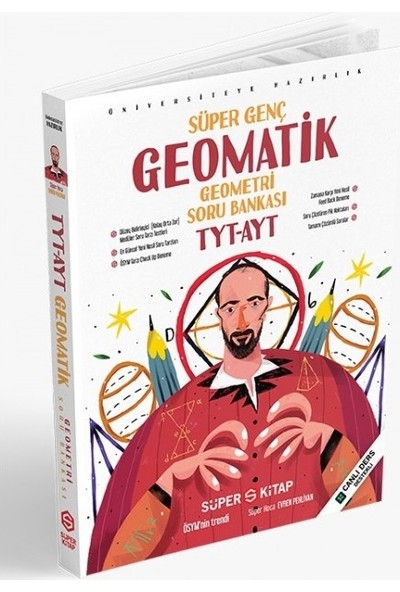 Süper Kitap Yayınları Tyt - Ayt Geometri Süper Genç Geomatik Soru Bankası Süper Kitap