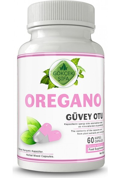 Gökçek Oregano Kapsül - 60 Kapsül x 1000mg Gökçek Oregano Kapsül - 60 Kapsül x 1000mg