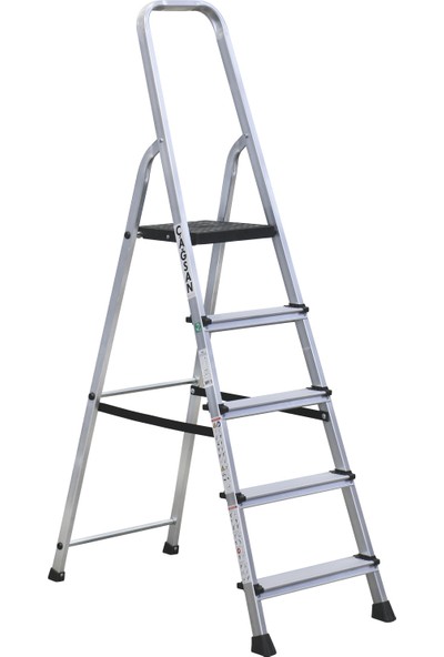 Çağsan 4+1 Basamaklı Bergama Alüminyum Merdiven (BG4)