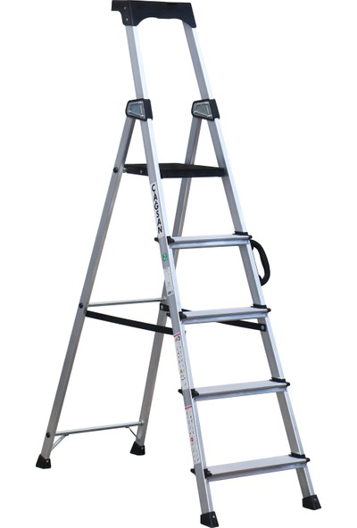 Çağsan 4+1 Basamaklı Hazar Alüminyum Merdiven (HA104)