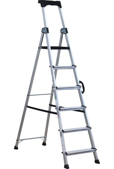 Çağsan 5+1 Basamaklı Hazar Alüminyum Merdiven (HA105)