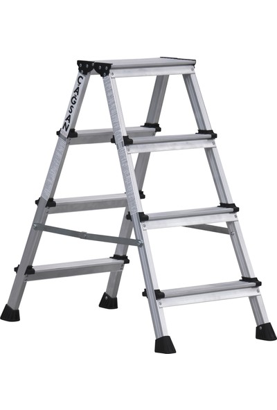 Çağsan 4 Basamaklı Olimpos Çift Çıkışlı Alüminyum Merdiven (OL4)