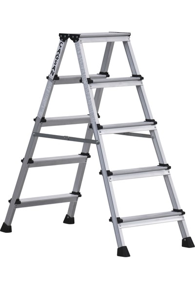 Çağsan 5 Basamaklı Olimpos Çift Çıkışlı Alüminyum Merdiven (OL5)