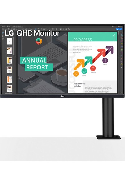 LG 27QN880-B 27'' 75Hz 5ms (HDMI+Display) QHD IPS Monitör LG 27QN880-B 27'' 75Hz 5ms (HDMI+Display) QHD IPS Monitör