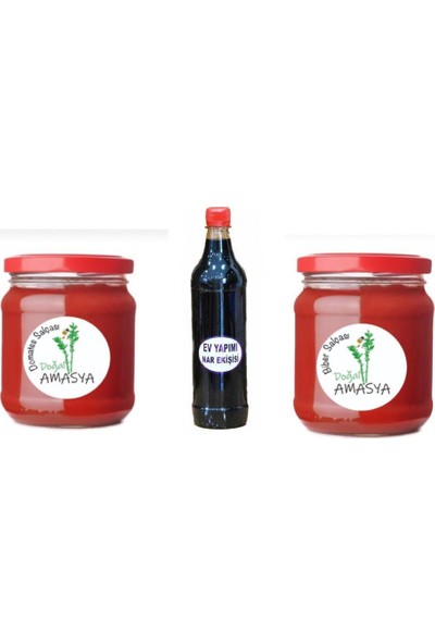 Doğal Amasya Ev Yapımı Acısız Biber ve Domates Salçası 2 kg Nar Ekşisi 500 gr Doğal Amasya Ev Yapımı Acısız Biber ve Domates Salçası 2 kg Nar Ekşisi 500 gr