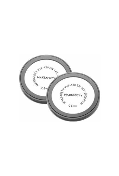 Maxsafety YYF 120 P2 Yarım Yüz Gaz Maskesi Filtresi Yedeği 2'li Maxsafety YYF 120 P2 Yarım Yüz Gaz Maskesi Filtresi Yedeği 2'li