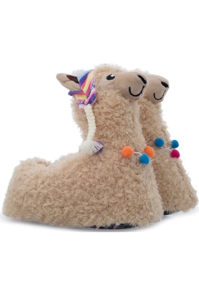 Twigy Lama Hayvanlı Kışlık Kadın Panduf Twigy Lama Hayvanlı Kışlık Kadın Panduf