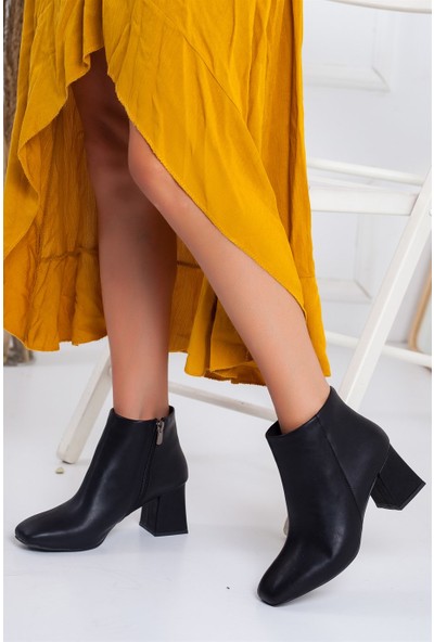 Lovita Paula Kadın Topuklu Bot Siyah