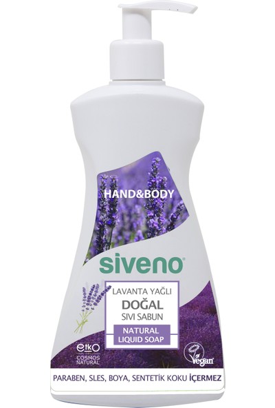 Siveno Lavanta Yağlı Doğal Sıvı Sabun 300 ml Siveno Lavanta Yağlı Doğal Sıvı Sabun 300 ml