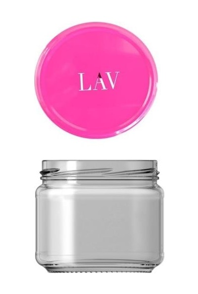 Lav Cam Kavanoz Kapaklı 300 cc Mangnolia 12 Adet