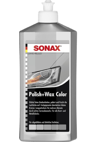 Sonax Renkli Nano Parlatıcı ve Koruyucu Cila - Gri