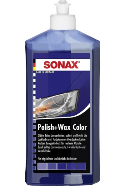 Sonax Renkli Nano Parlatıcı ve Koruyucu Cila - Mavi