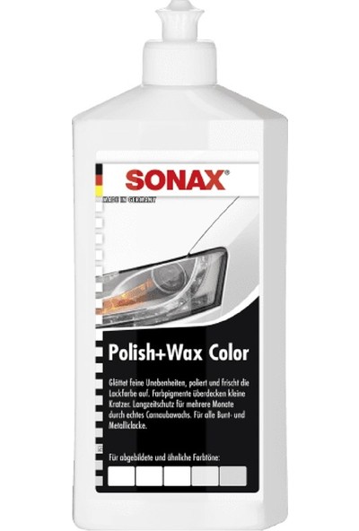Sonax Renkli Nano Parlatıcı Ve Koruyucu Cila - Beyaz (500 Ml)