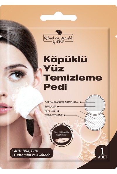 Rituel de Beaute Köpüklü Yüz Temizleme Pedi 3'lü Rituel de Beaute Köpüklü Yüz Temizleme Pedi 3'lü