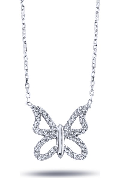 Lova Pırlanta Kelebek Kolye Lova Pırlanta Kelebek Kolye