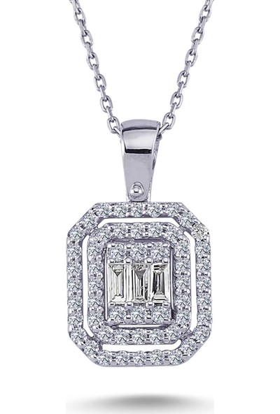 Lova Baget Pırlanta Kolye