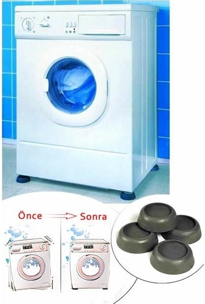 Çamaşır Makinesi Makinası Titreşim Ayağı 4 Adet Çamaşır Makinesi Makinası Titreşim Ayağı 4 Adet