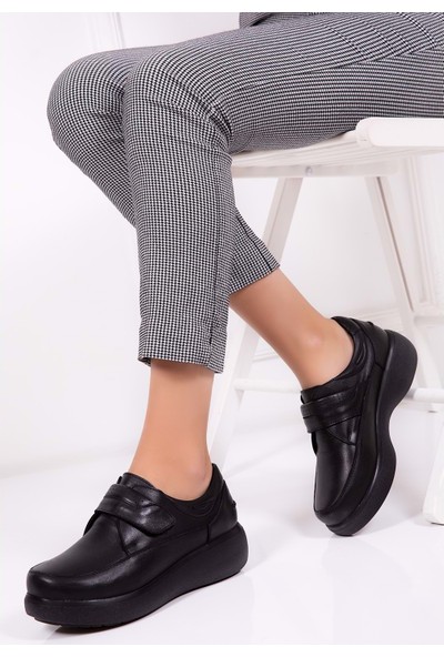 Gondol Deri Kışlık Rahat Ayakkabı ELNR.5008-1 Gondol Deri Kışlık Rahat Ayakkabı ELNR.5008-1