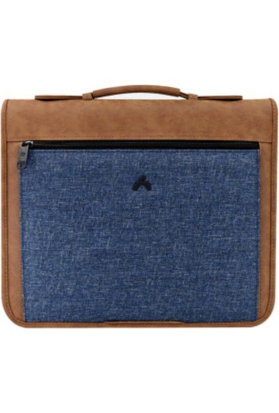 Önder Londra Exclusi̇ve Saplı Fermuarlı Çok Amaçli Çanta Lacivert