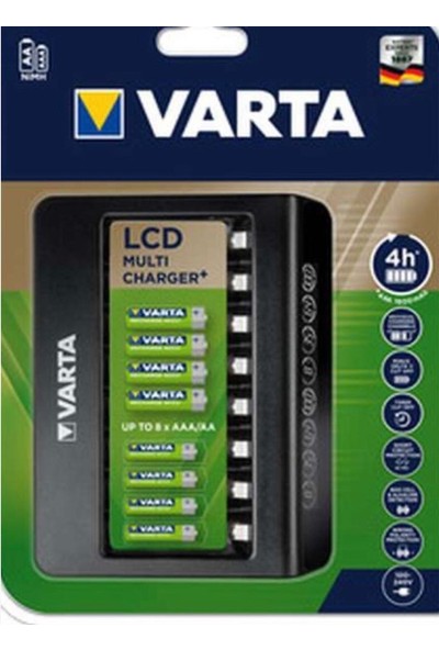 Varta 57681 LCD Multi Şarj Cihazı Aa - Aaa 8'li