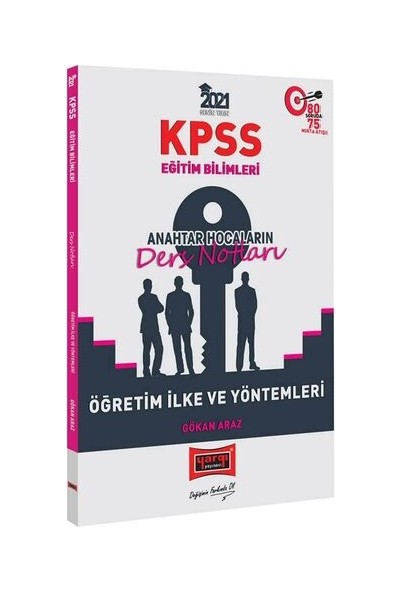 Yargı Yayınları 2021 KPSS Eğitim Bilimleri Öğretim İlke ve Yöntemleri Anahtar Hocaların Ders Notları - Gökhan Araz