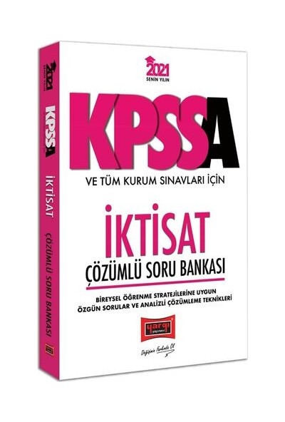 Yargı Yayınevi 2021 KPSS A Grubu ve Tüm Kurum Sınavları İçin İktisat Çözümlü Soru Bankası Yargı Yayınevi 2021 KPSS A Grubu ve Tüm Kurum Sınavları İçin İktisat Çözümlü Soru Bankası