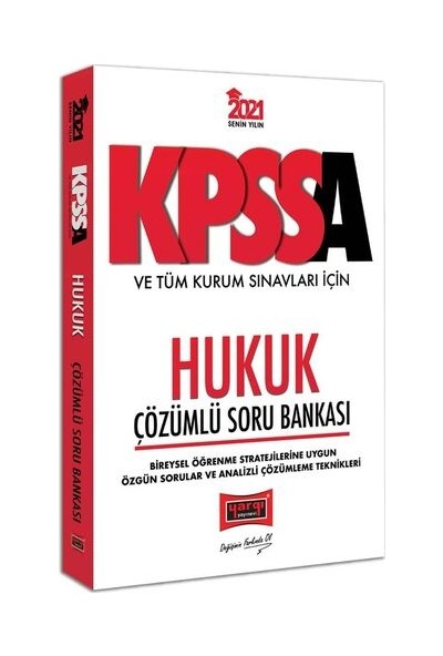 Yargı Yayınevi 2021 KPSS A Grubu ve Tüm Kurum Sınavları İçin Hukuk Çözümlü Soru Bankası