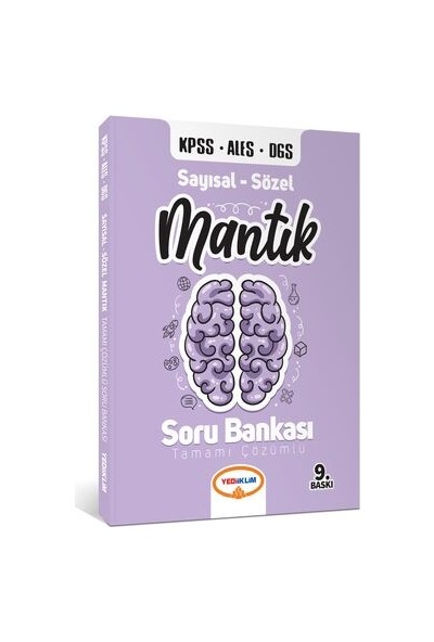 Yediiklim Yayınları Kpss Ales Dgs 2021 Sayısal - Sözel Mantık Tamamı Çözümlü Soru Bankası Yediiklim Yayınları Kpss Ales Dgs 2021 Sayısal - Sözel Mantık Tamamı Çözümlü Soru Bankası