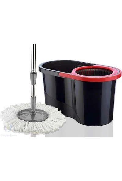 Proff Quantum Black Edition Mop Seti Temizlik Seti Döner Başlıklı