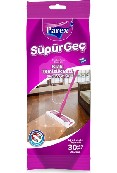Parex Süpürgeç Islak Temizlik Bezi
