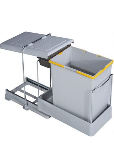 Pelikan Raylı Plastik Tek Kova 16 lt Çöp Kovası 21600