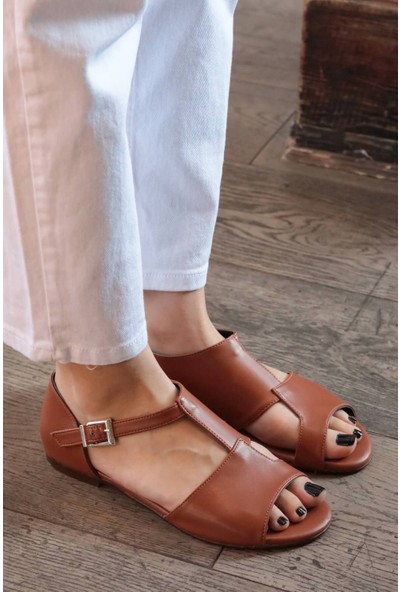 Mio Gusto Maria Taba Damalı Sandalet