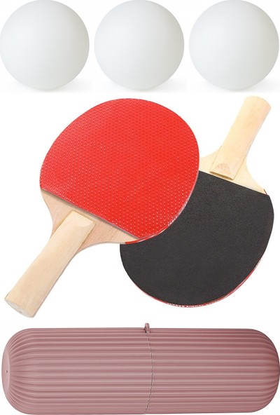 KaktüsKedi Masa Tenisi Raketi 3 Top Kutulu Set 713824