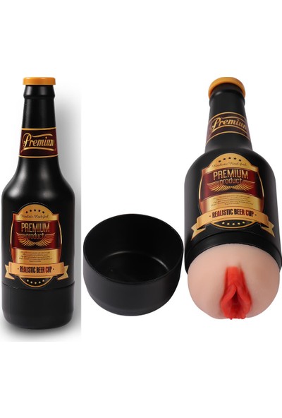 Armonita Bira Şişesi Kutulu Vajina Mastürbatör