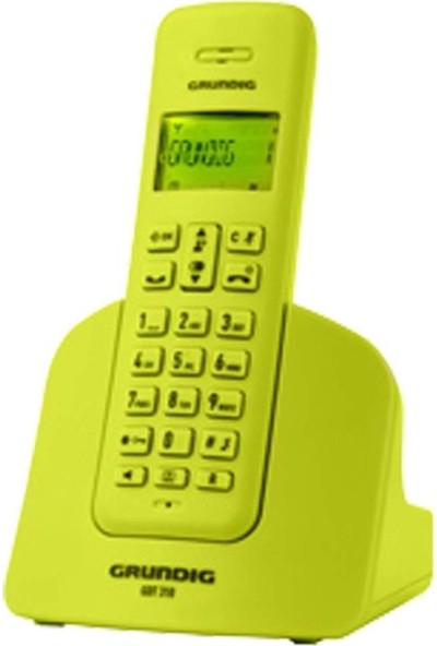 Grundig Gdt 310 Yesil Dect Telefon Grundig Gdt 310 Yesil Dect Telefon