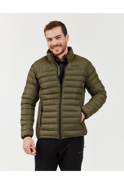 Skechers M Essential Turtle Neck Jacket Erkek Haki Mont - S202721-801 Skechers M Essential Turtle Neck Jacket Erkek Haki Mont - S202721-801