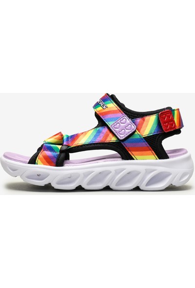 Skechers HYPNO-SPLASH-RAİNBOW LİGHTS Büyük Kız Çocuk Siyah Işıklı Sandalet - 20218L BKMT Skechers HYPNO-SPLASH-RAİNBOW LİGHTS Büyük Kız Çocuk Siyah Işıklı Sandalet - 20218L BKMT