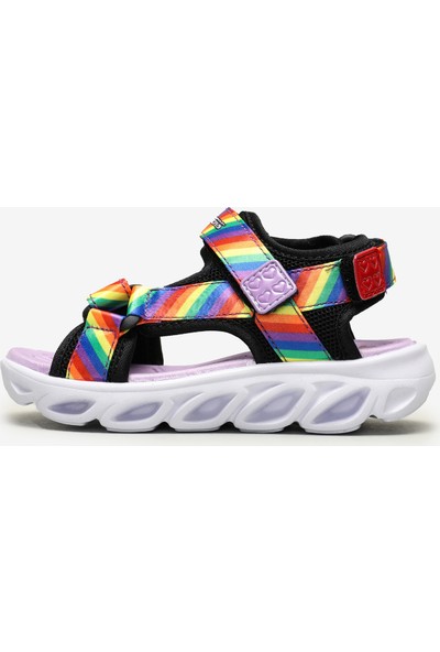 Skechers HYPNO-SPLASH-RAİNBOW LİGHTS Küçük Kız Çocuk Siyah Işıklı Sandalet - 20218N BKMT Skechers HYPNO-SPLASH-RAİNBOW LİGHTS Küçük Kız Çocuk Siyah Işıklı Sandalet - 20218N BKMT